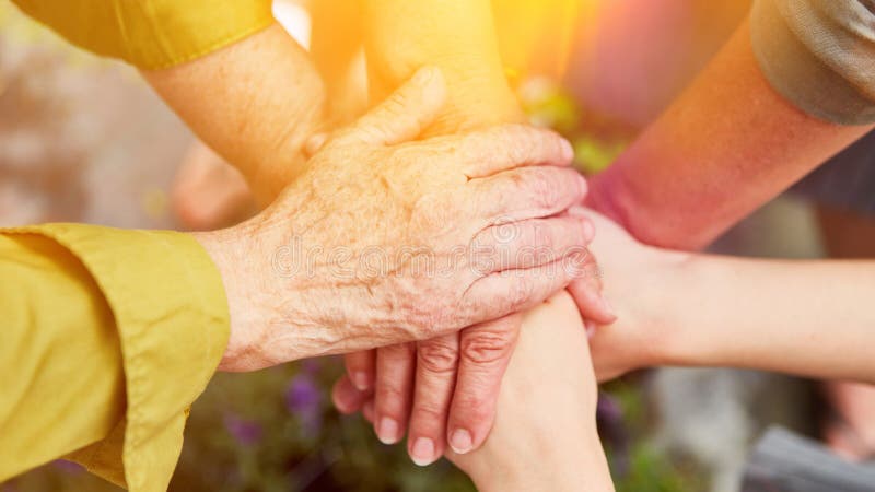 Many Handel As a Stack As a Cooperation Concept Stock Photo - Image of ...