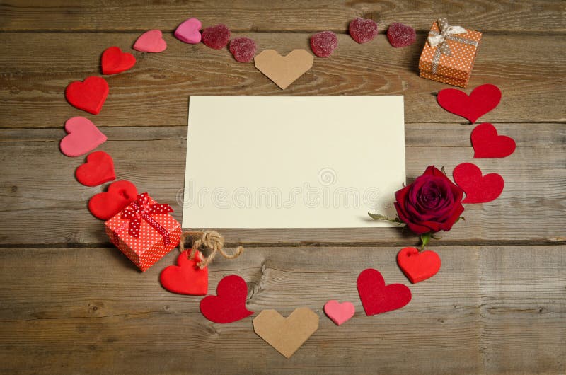 Many Handmade Hearts in Shape of Heart Stock Image - Image of boxes ...