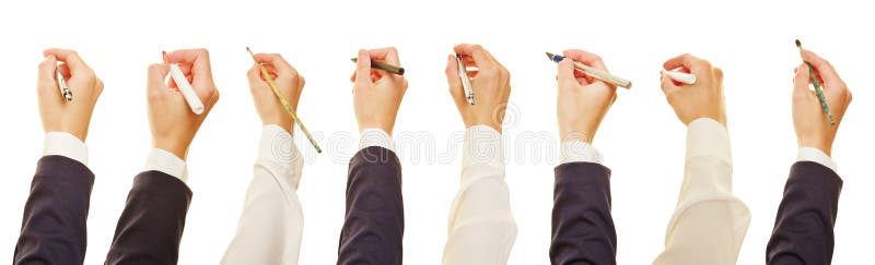Hands with Different Kitchen Tools in a Circle Stock Photo - Image of ...