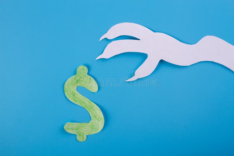 Many Hands Extended To Money Stock Image - Image of financing, wealth ...