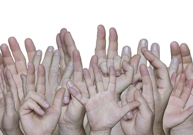 Crowd Hands Lifted Background Stock Photos - Free & Royalty-Free Stock ...