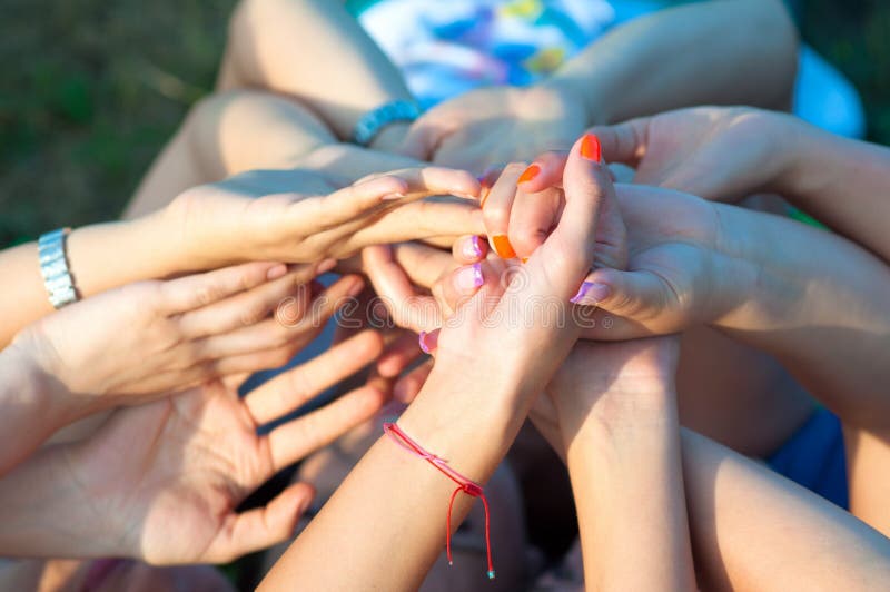 Many hands rising stock photo. Image of hand, outdoors - 26221922