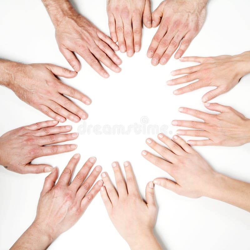 Group of clapping hands stock photo. Image of agreement - 18304576
