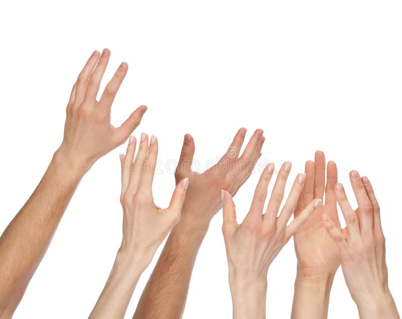 Many hands reaching out up stock image. Image of motivation - 29450887