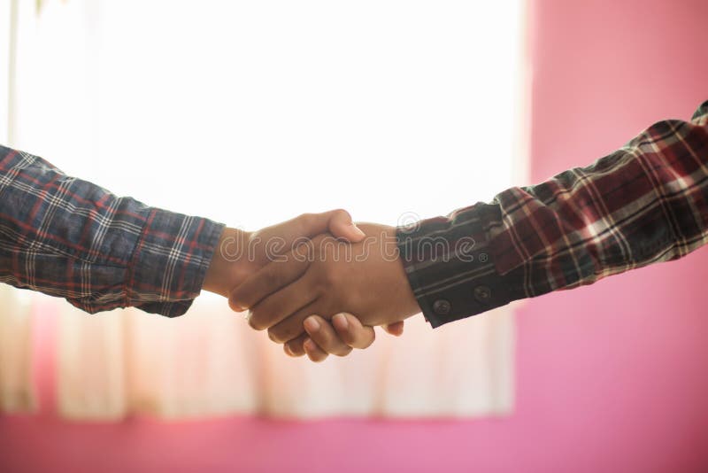 Handshake Of Many Young Business People, Teamwork Stock Photo - Image ...