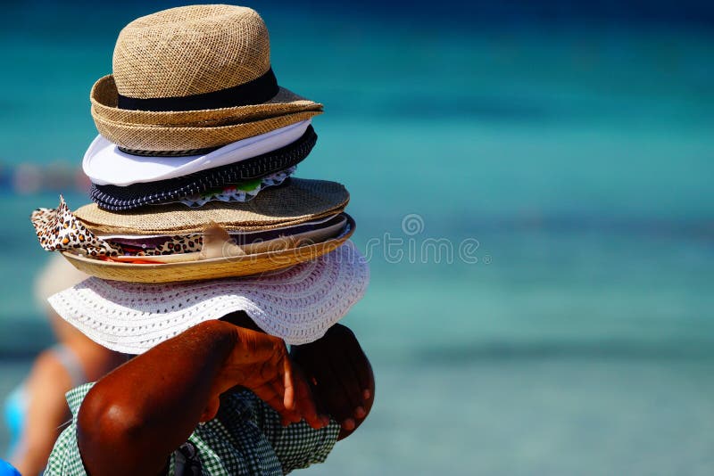 Many hats for sales ! stock image. Image of thatch, straw - 27050985
