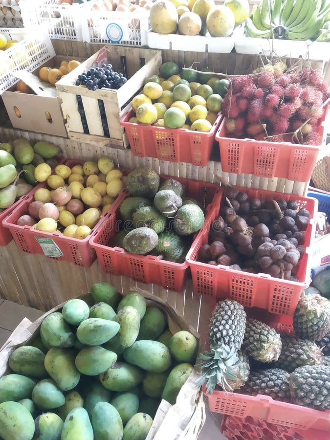 Many Healthy Fresh Fruit and Vegetable,composition with Assorted Raw ...