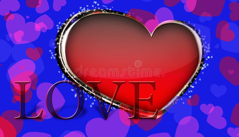 Many hearts stock illustration. Illustration of marriage - 29028987