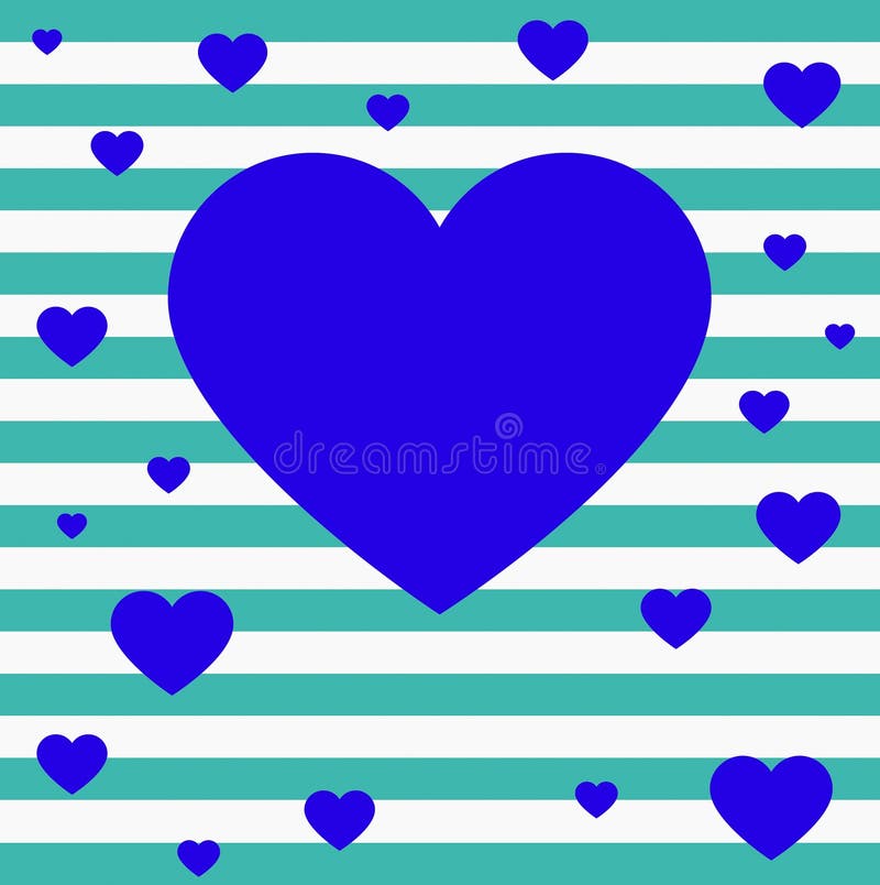 Many hearts, much love .. stock illustration. Illustration of message ...