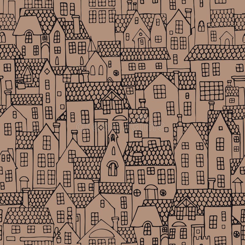 Many Roofs Stock Illustrations – 464 Many Roofs Stock Illustrations ...