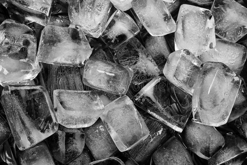 Many Ice Cubes on Black Background Stock Image - Image of pile, design ...