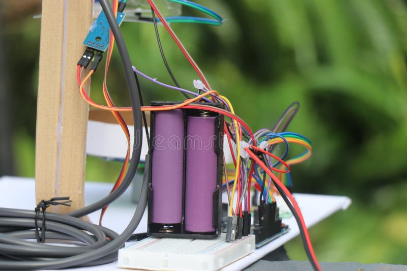 Many Jumper Wires are Connected To Breadboard and Controller Along with ...