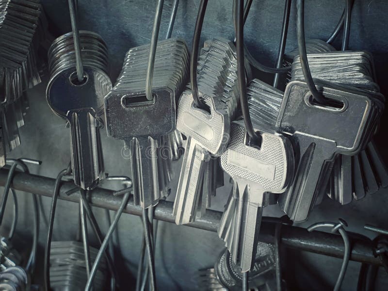 Many key chains stock image. Image of locksmith, duplicate - 167119353