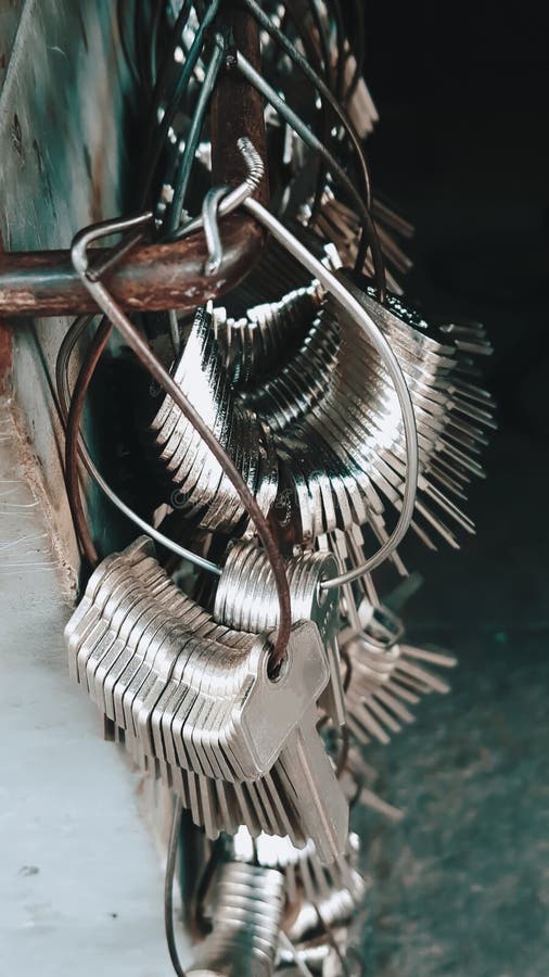 Many Key Used for Copying Keys Stock Photo - Image of style, indoors ...