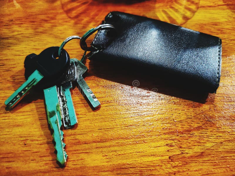 Keys on the table stock image. Image of success, wood - 105074123