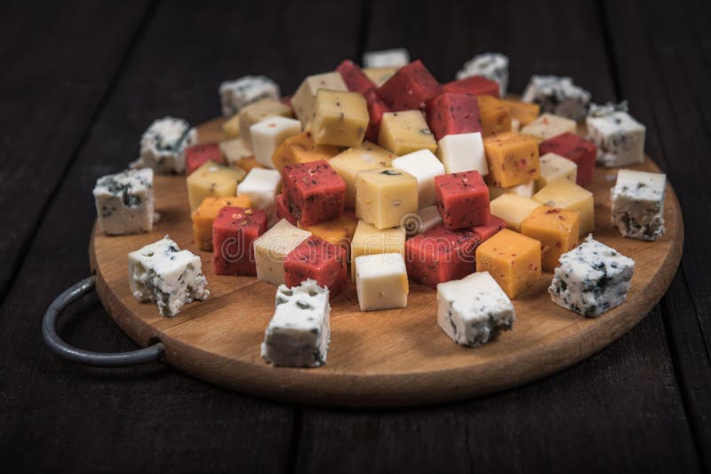 Many kinds of cheeses stock image. Image of freshness - 59542773