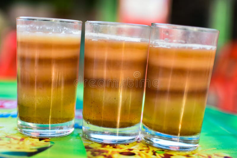 Multi-layers Hot Tea for Drinking Stock Photo - Image of produce, mixed ...