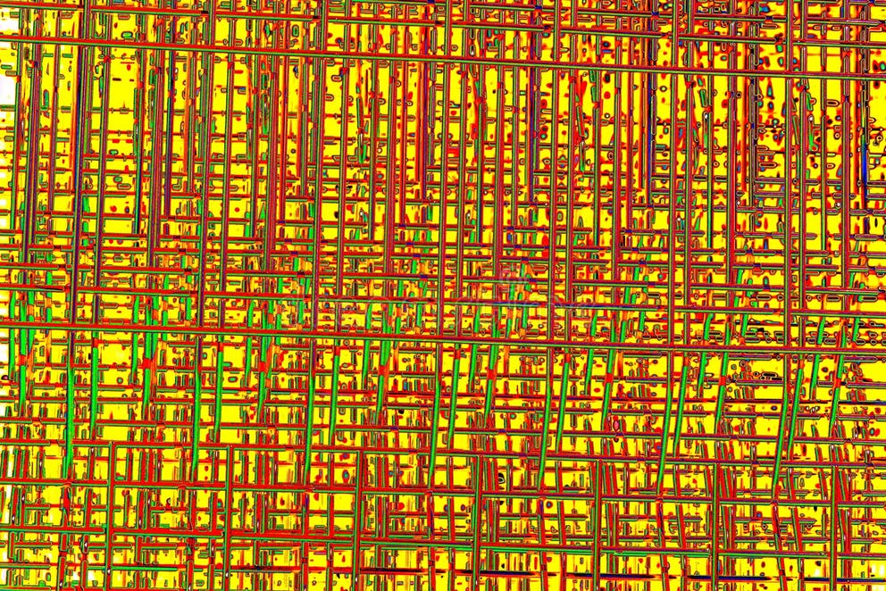 Many Layers of Lattice in a Modified Color Scheme, a Bright Abstract ...
