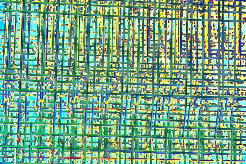 Many Layers of Lattice in a Modified Color Scheme, a Bright Abstract ...