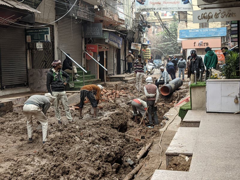 Life of Poor Labour in India (Press Photograph) Editorial Image - Image ...