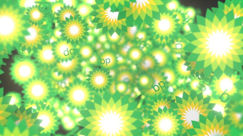 Many Logos of BP. Editorial 3D Rendering Editorial Photo - Illustration ...