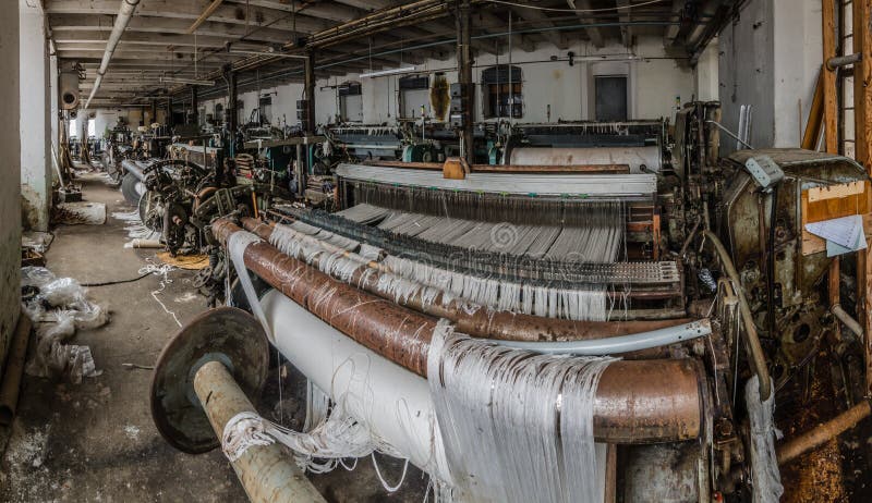 Spinning and many machines stock image. Image of history - 86121829