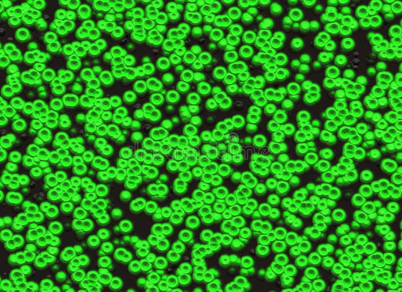 Many Macro Green Bio Cells Backgrounds. Scientific Pattern Stock ...