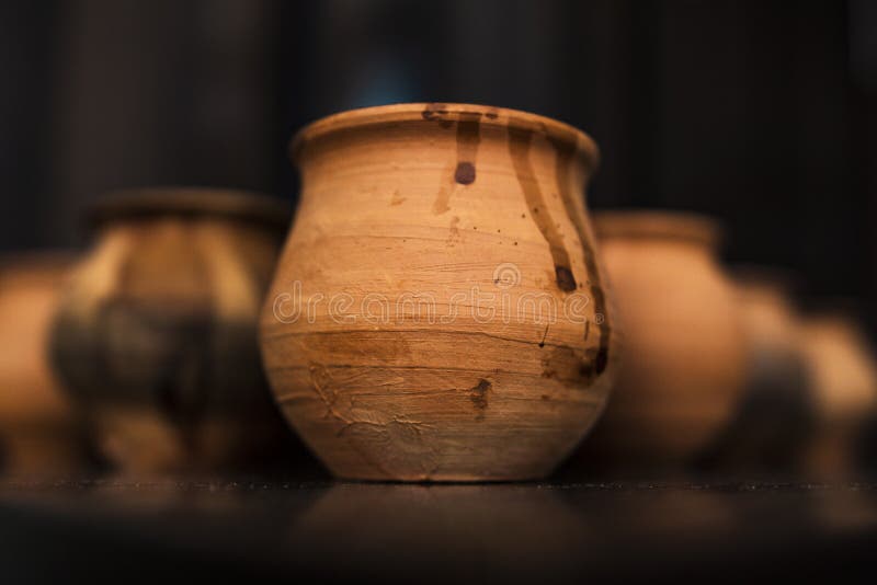 Matka Cup traditional stock photo. Image of wooden, antique - 138542548