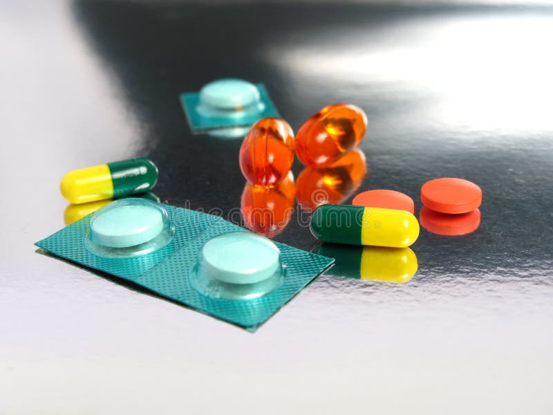 Various Different Medicines Stock Image - Image of supplements, cure ...