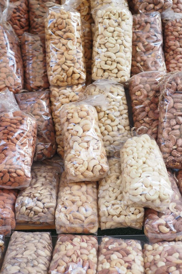 Many Mixed Nuts Plastic Packet Shelf Stock Photos - Free & Royalty-Free ...