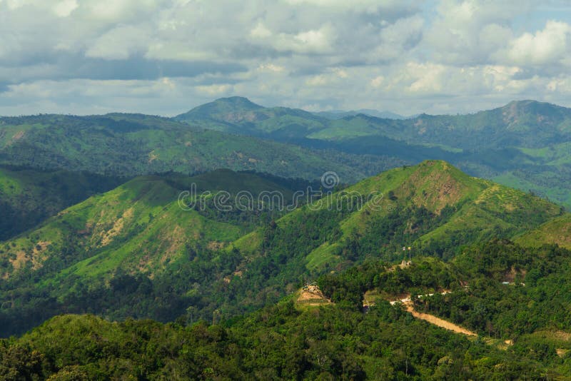 Many mountains and Cloudy stock image. Image of travel - 84078675