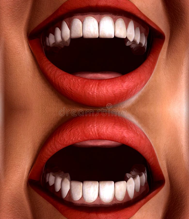 Teeth Pattern Background 3 stock image. Image of tooth - 6274071