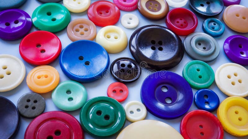 Many Multi-colored Buttons As a Symbol of Diversity. Stock Photo ...