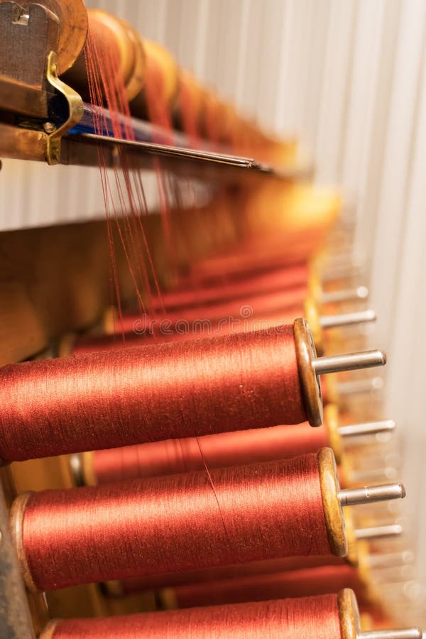 Many Multi-colored Spool of Threads. Stock Image - Image of ...