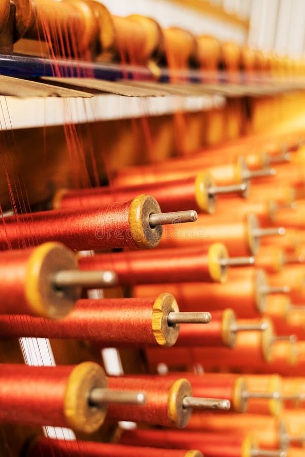 Many Multi-colored Spool of Threads. Stock Image - Image of thread ...