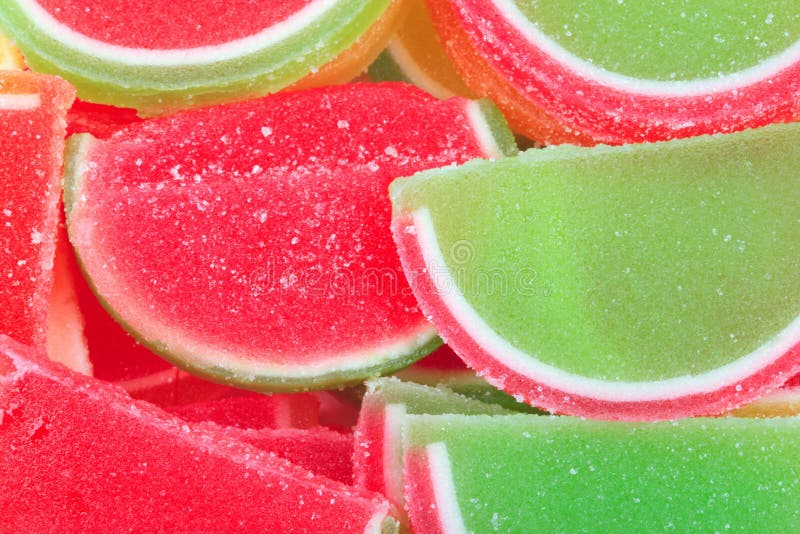 Many Multicolor Fruit Jelly Stock Image - Image of dessert, aromatic ...