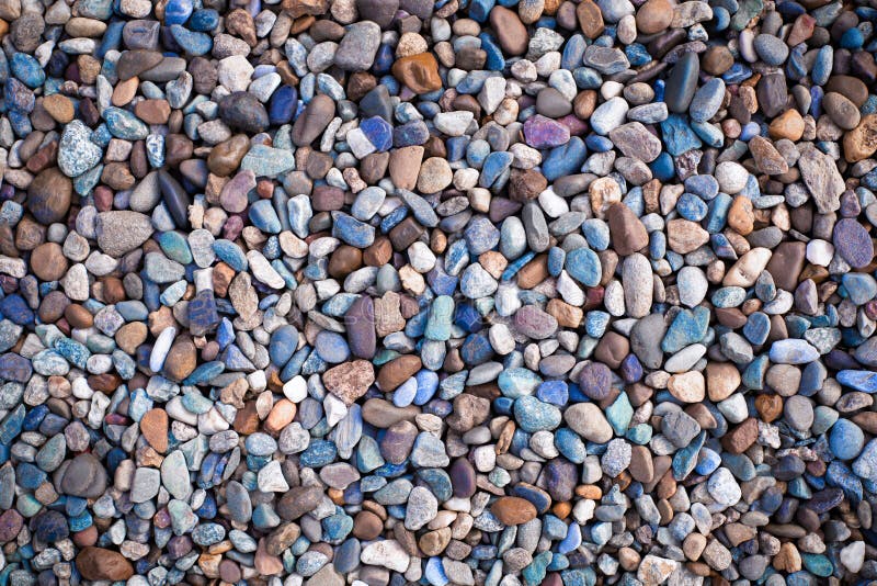 Many Multicolor River Pebbles Stock Image - Image of beige, environment ...