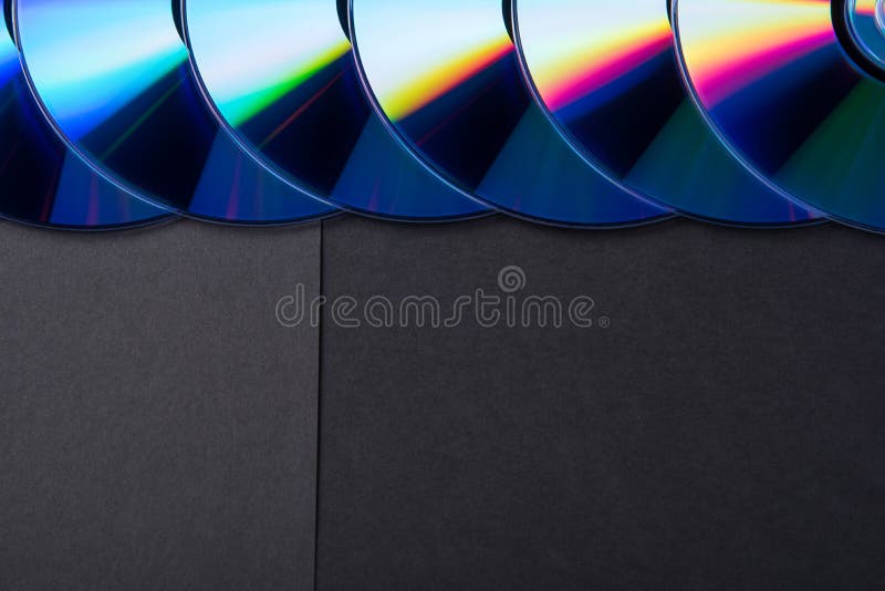 Rainbow discs stock image. Image of backup, group, color - 4695135