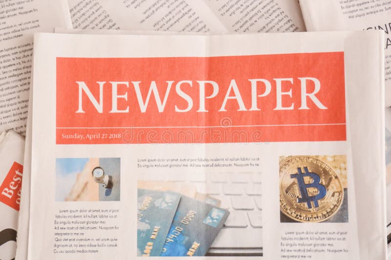 Many newspapers stock photo. Image of business, knowledge - 150108564