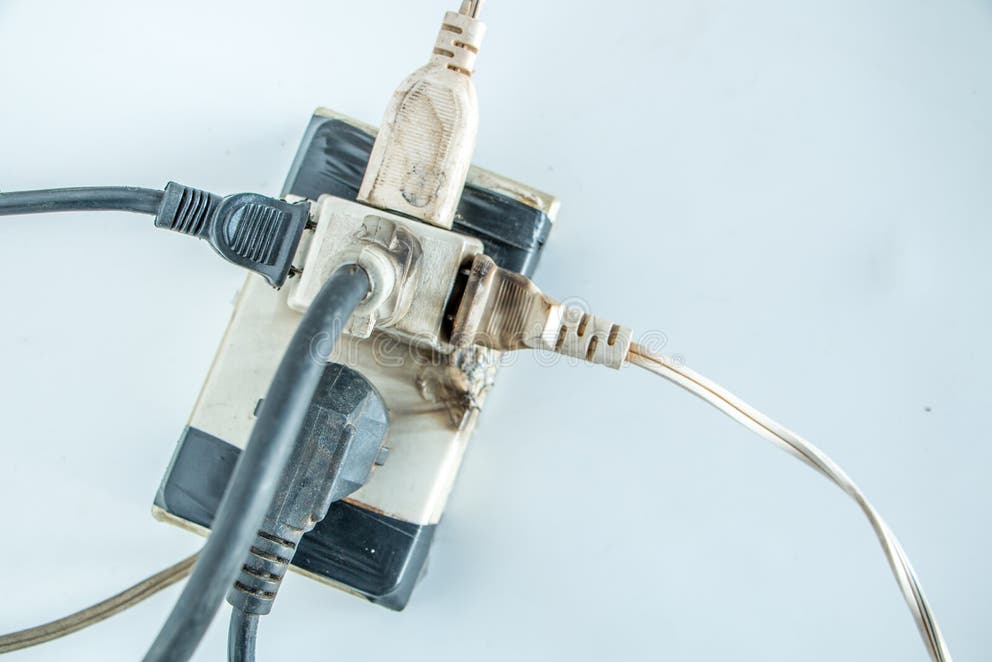 Many old damage plug stock photo. Image of electric, plugged - 88940838