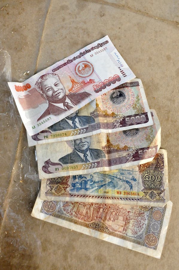 Many Paper Money Loas Set stock image. Image of credit - 26459733