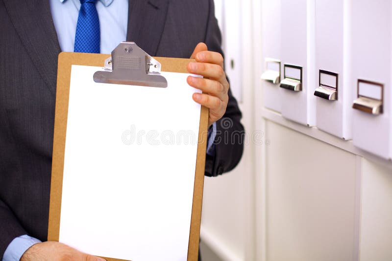 Many Papers Orderly Arranged in a File Shelves Stock Image - Image of ...