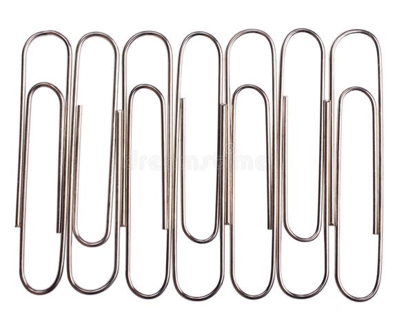 Many paprer clips stock photo. Image of isolated, textured - 10796618