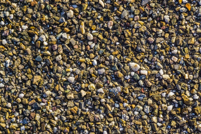 Many Pebble Rocks Cemented Together in Closeup, Architecture and ...