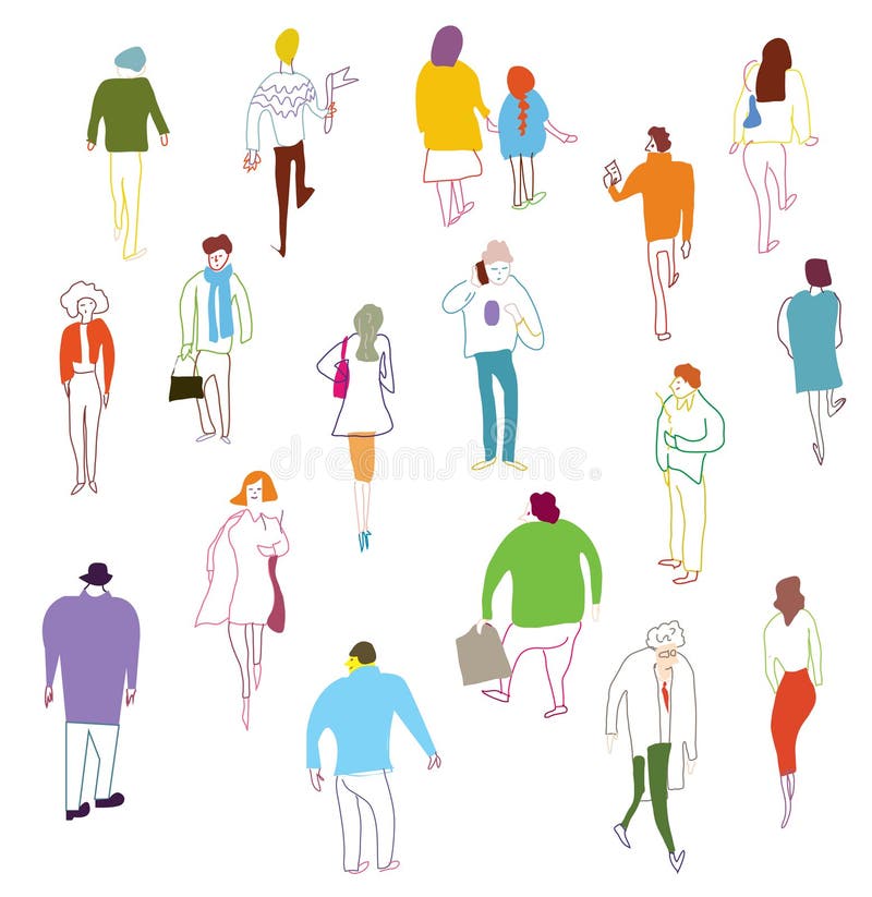 Many People Cartoon Stock Illustrations – 12,910 Many People Cartoon ...