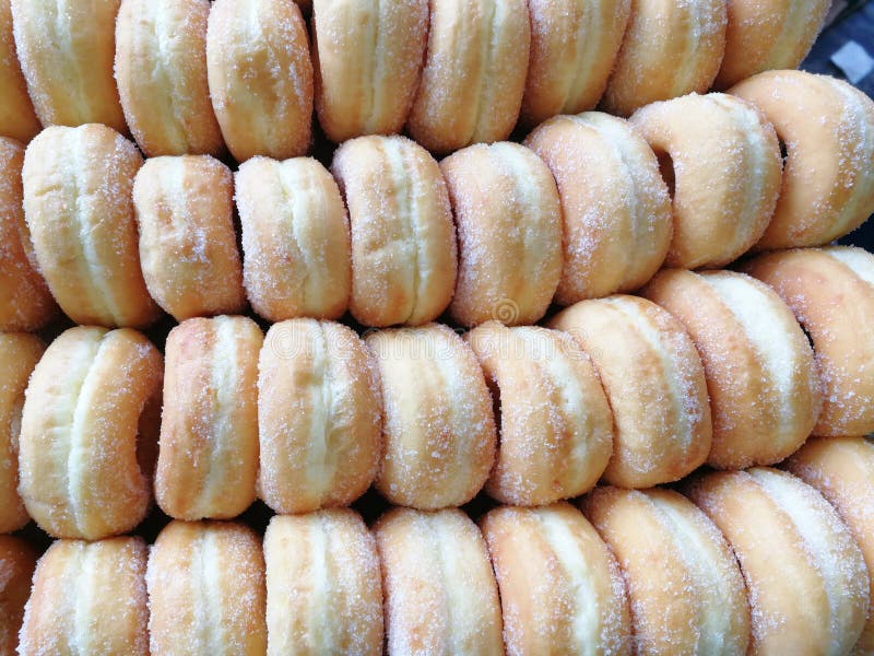 Many Donuts are Put Together, Stock Photo - Image of white, collection ...