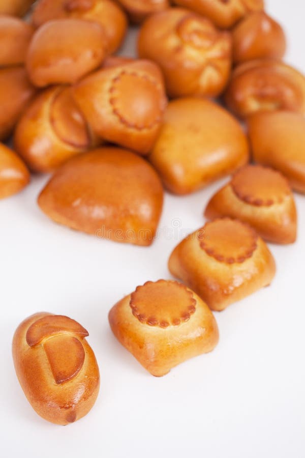 Many pies with filling stock photo. Image of isolated - 45653828