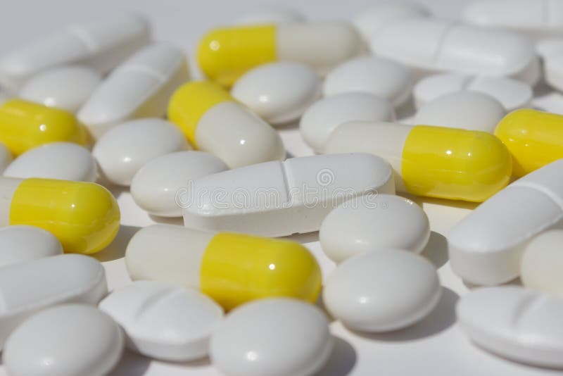 Many Pills / Capsules /medicine Stock Image - Image of drug ...