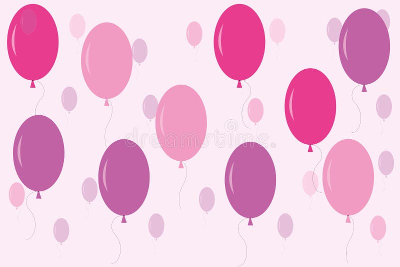 Balloons Texture Repeat Modern Pattern Design Stock Illustration ...