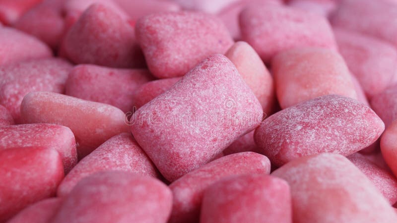 Many Pink Chewing Gums As Background, Closeup Stock Photo - Image of ...